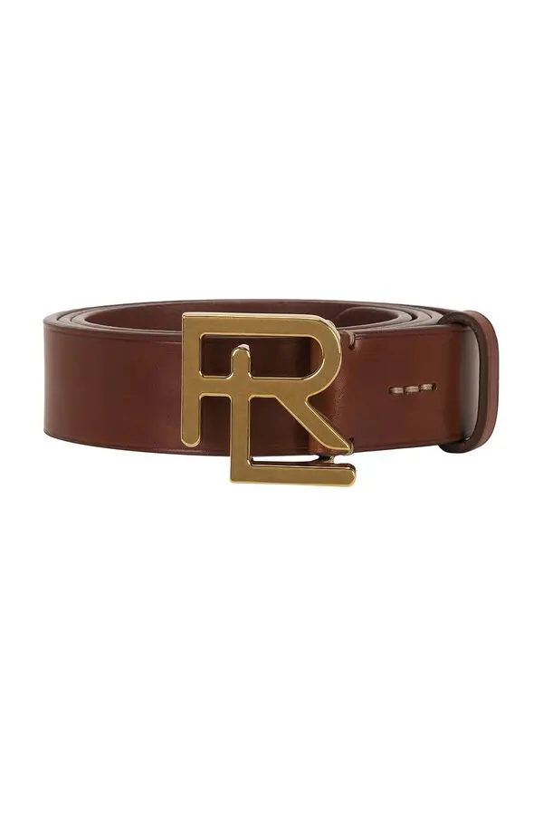 Ralph Lauren Purple Label Vacchetta Leather Belt