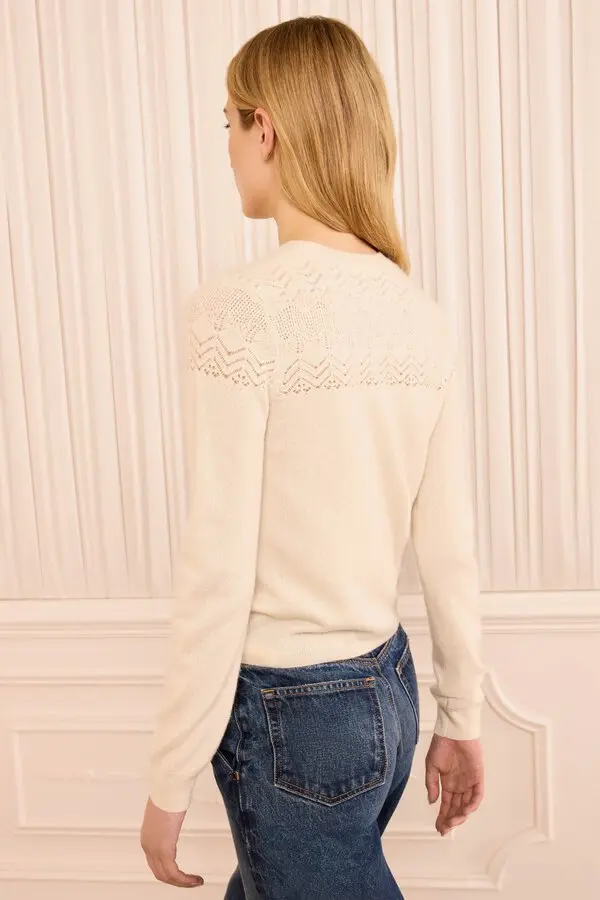Ulla Johnson Emelie Long Sleeve Cashmere Top