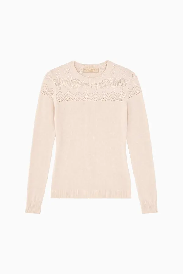 Ulla Johnson Emelie Long Sleeve Cashmere Top