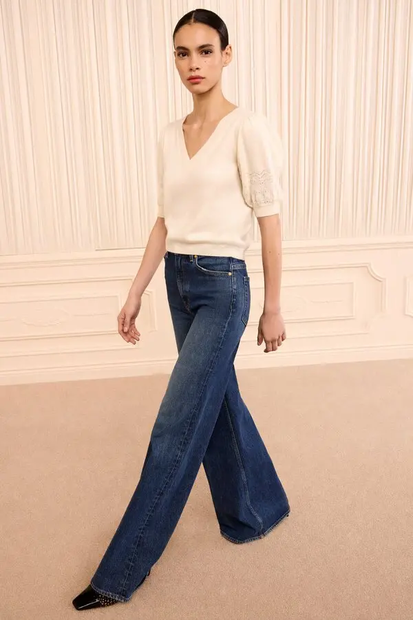 Ulla Johnson Reina Puff Cashmere Top
