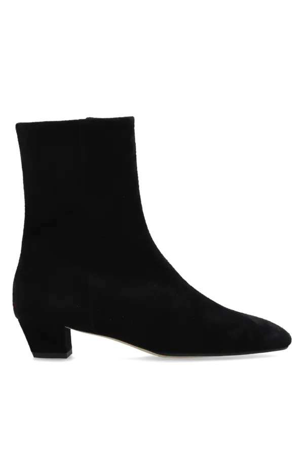 AeydĒ Suede Heeled Ankle Boots ‘yasmin