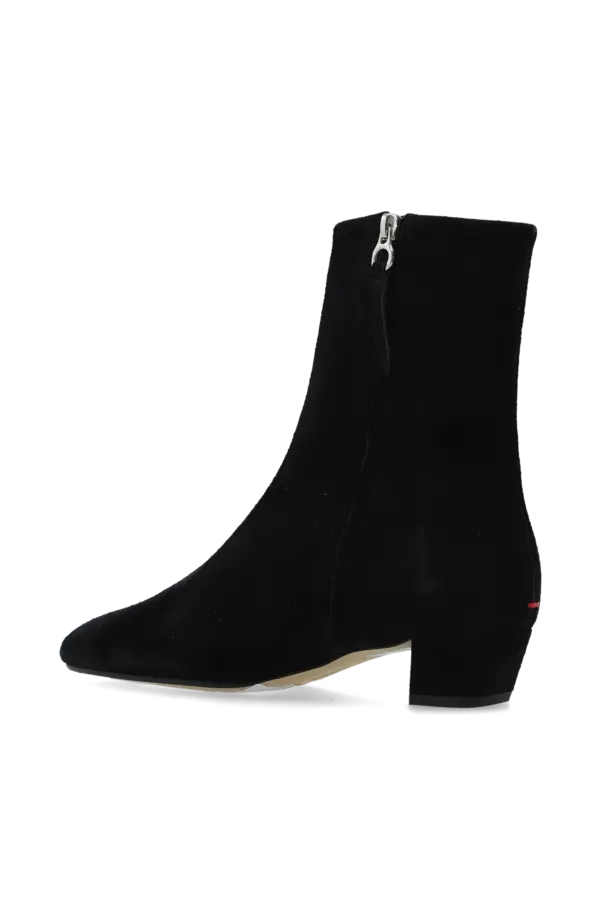 AeydĒ Suede Heeled Ankle Boots ‘yasmin