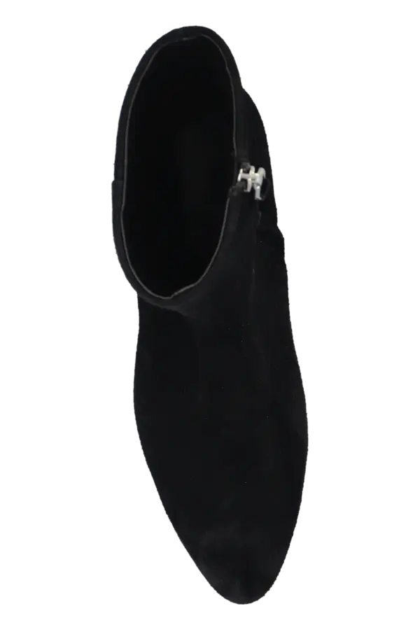AeydĒ Suede Heeled Ankle Boots ‘yasmin
