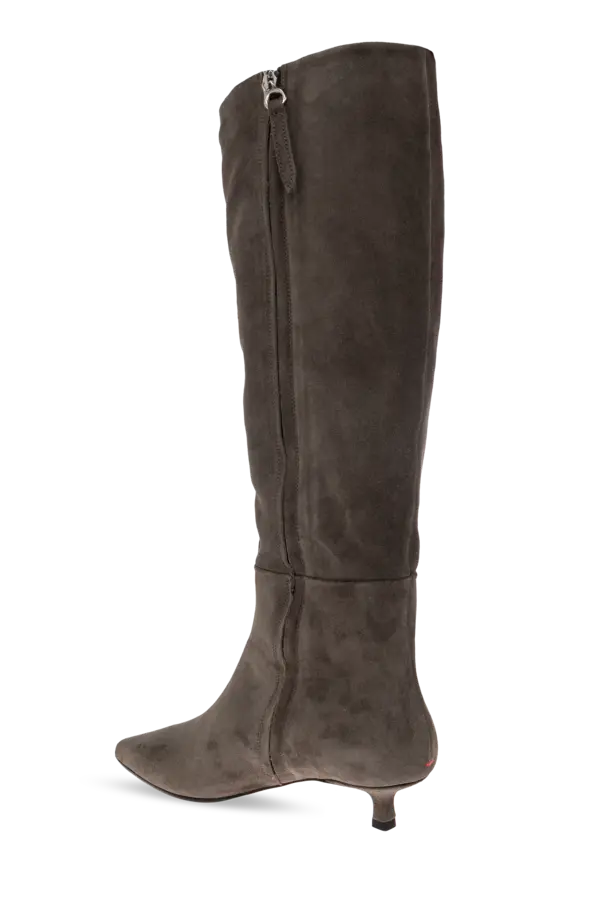 AeydĒ Suede Heeled Boots ‘sabrina