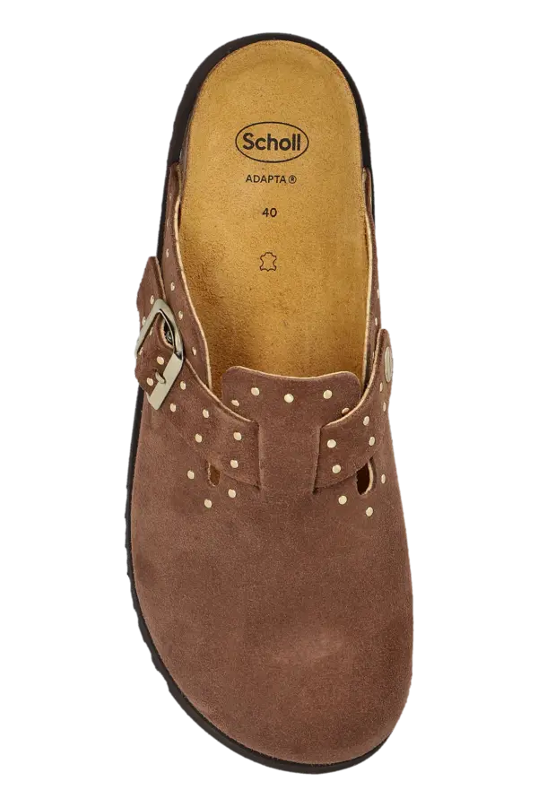 DR. SCHOLL'S SHOES Suede ‘beatriz Clog’ Slides