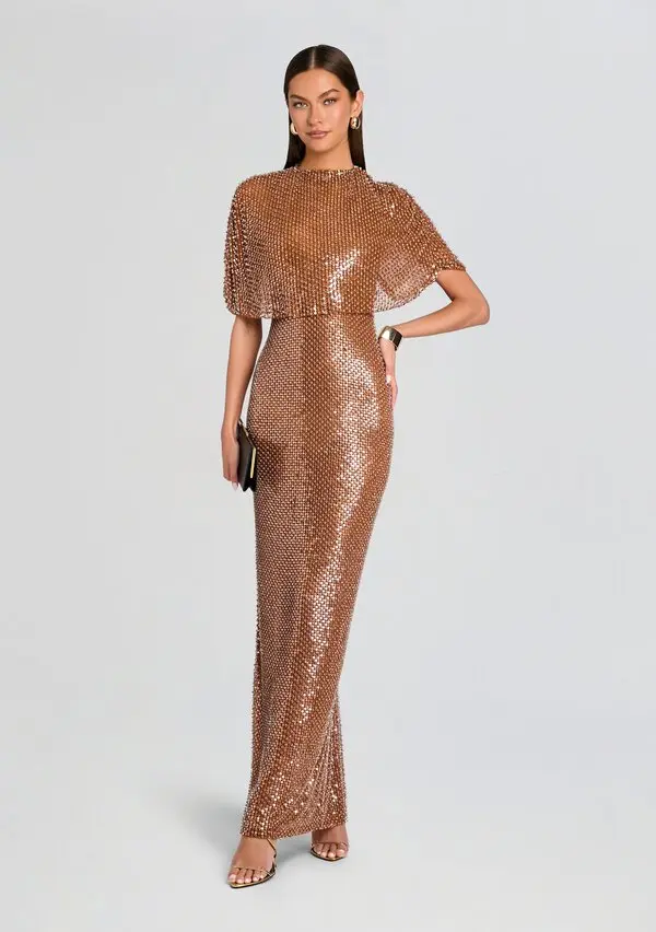 Retrofete Sylvey Sequin Cape