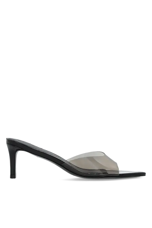 BLACK SUEDE STUDIO Belle 60 Kitten Heel Mules