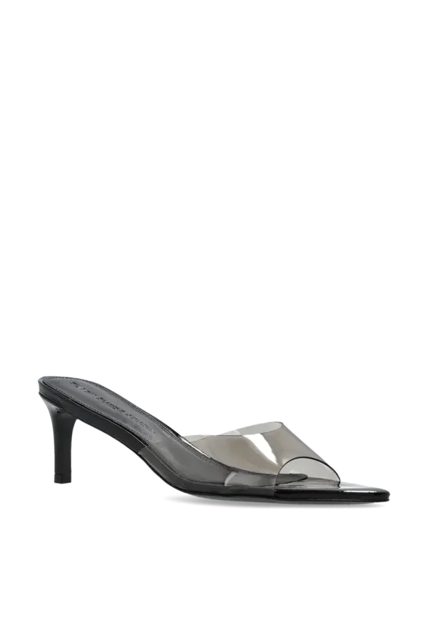 BLACK SUEDE STUDIO Belle 60 Kitten Heel Mules