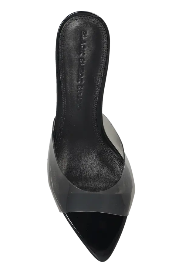 BLACK SUEDE STUDIO Belle 60 Kitten Heel Mules