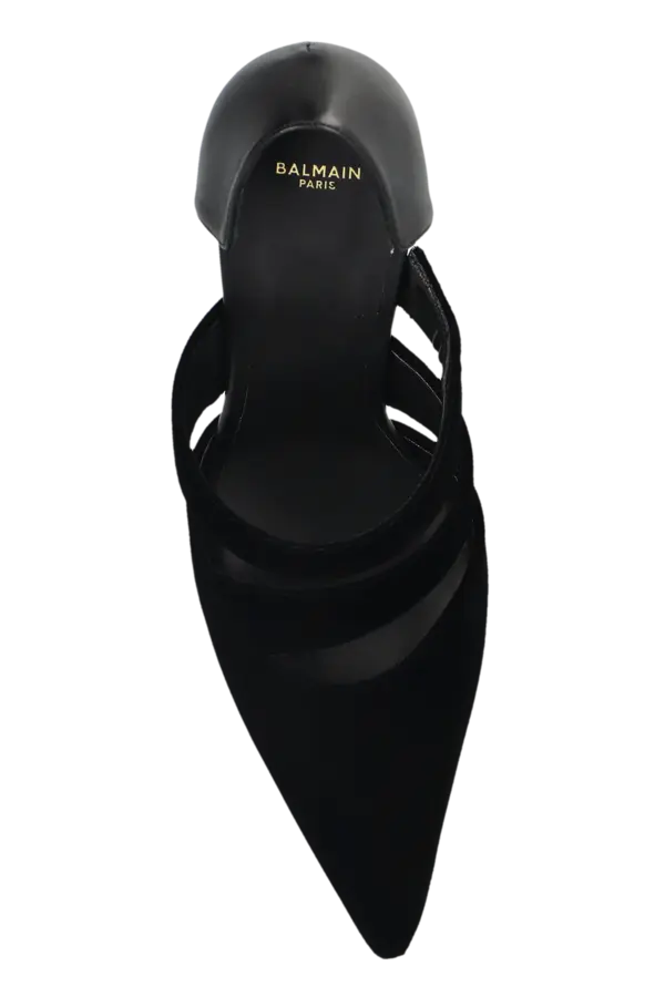 Balmain Leather High-heeled Shoes