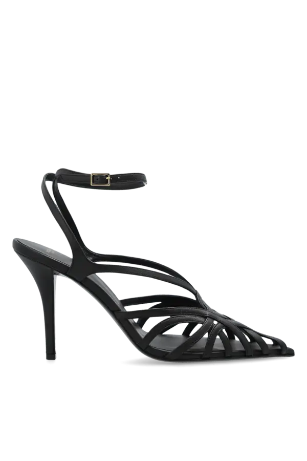 Balmain Leather Heeled Sandals