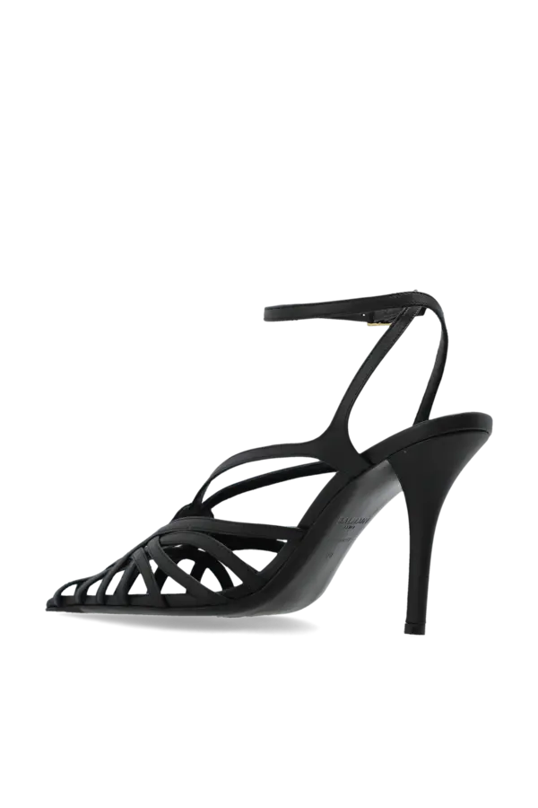 Balmain Leather Heeled Sandals