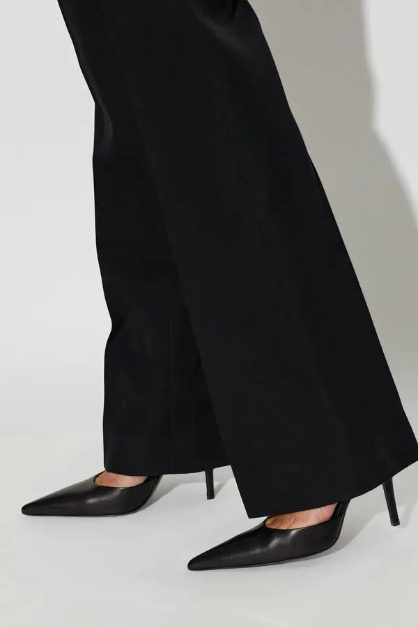 Balmain Leather Heeled Shoes With Ankle Strap