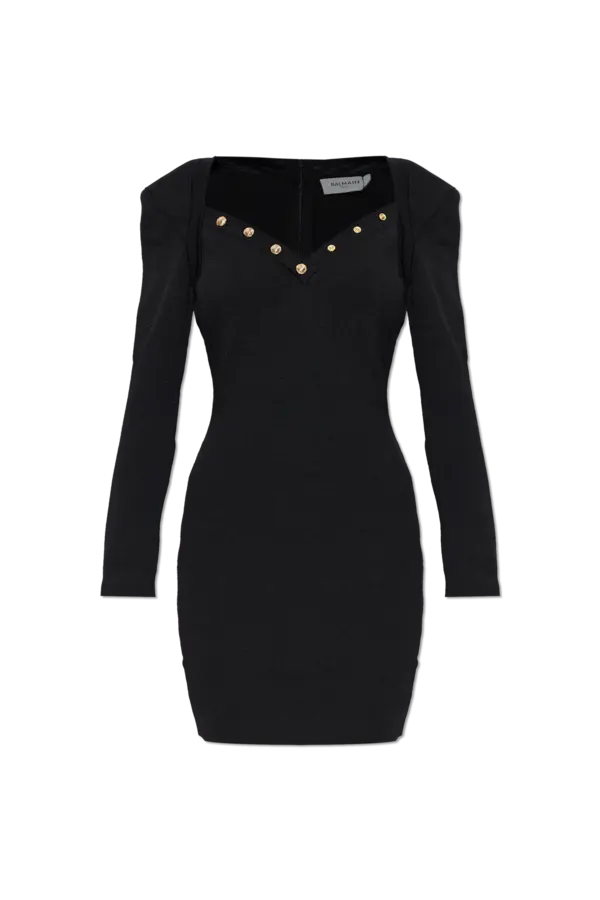 Balmain Dress With Shoulder Pads