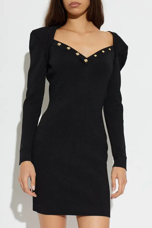 Balmain Dress With Shoulder Pads