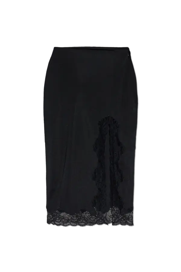 Balmain Skirt With Lace Trim