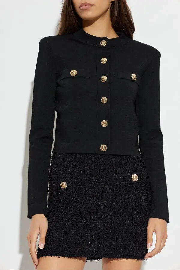 Balmain Cardigan With Shoulder Pads
