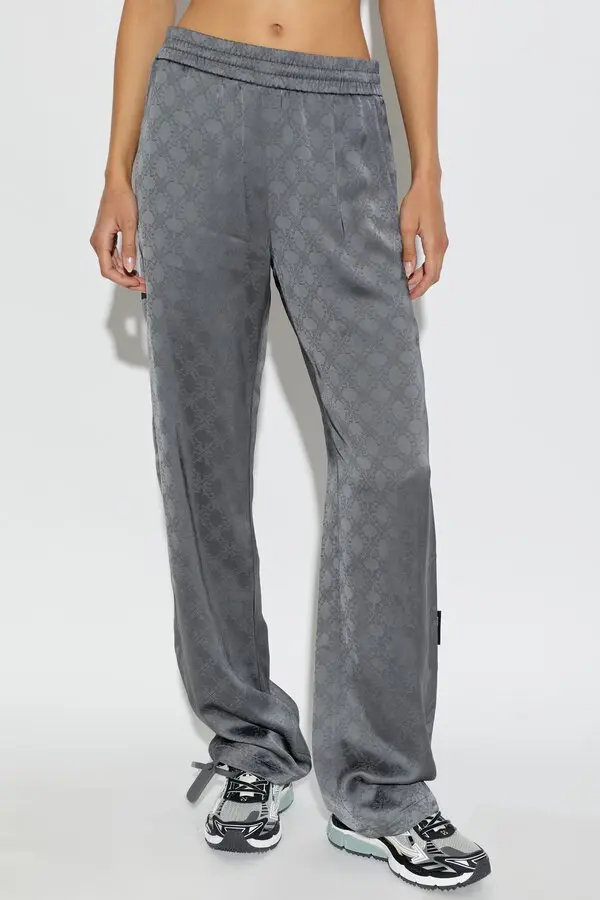 Off-White Monogram Jacquard Viscose Trousers