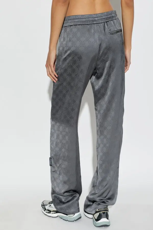 Off-White Monogram Jacquard Viscose Trousers