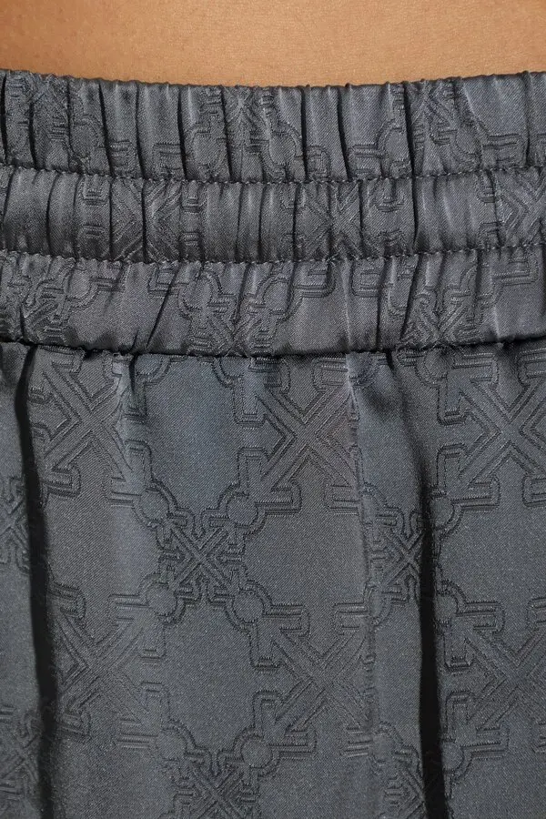 Off-White Monogram Jacquard Viscose Trousers