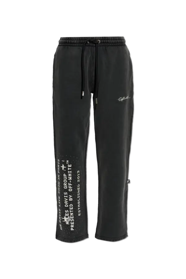 Off-White Logo Track Pants - Grey