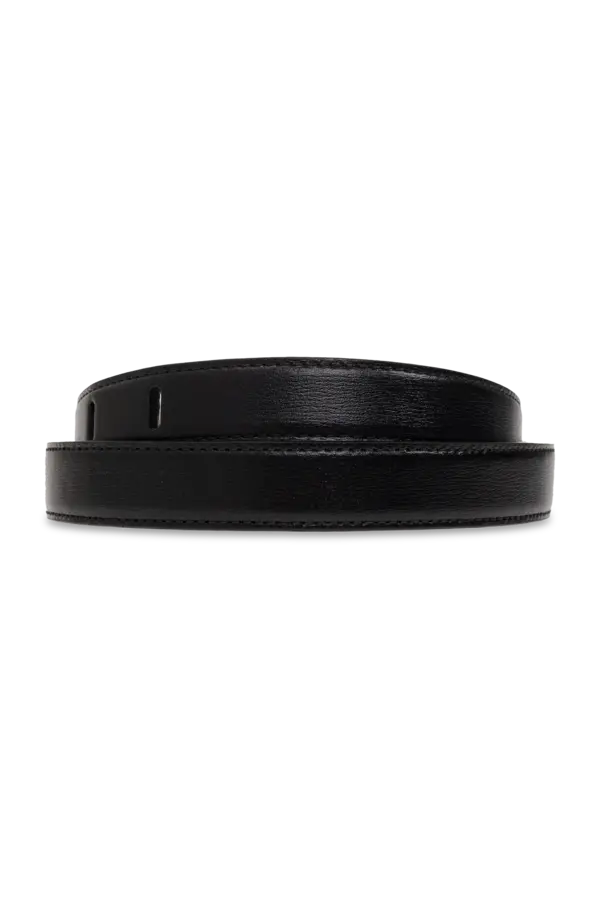 Balmain Leather Belt With Buckle