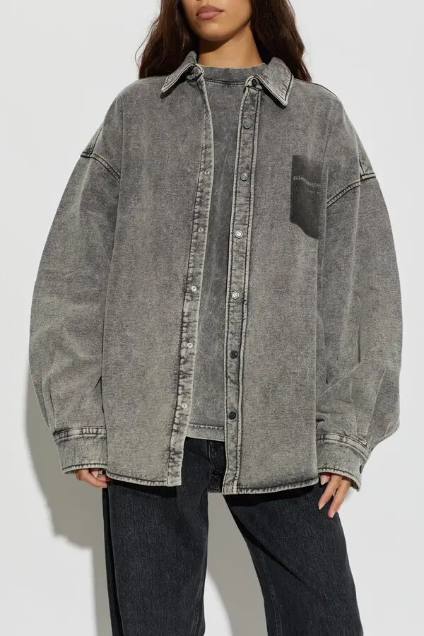 Alexander Wang Oversized Denim Shirt