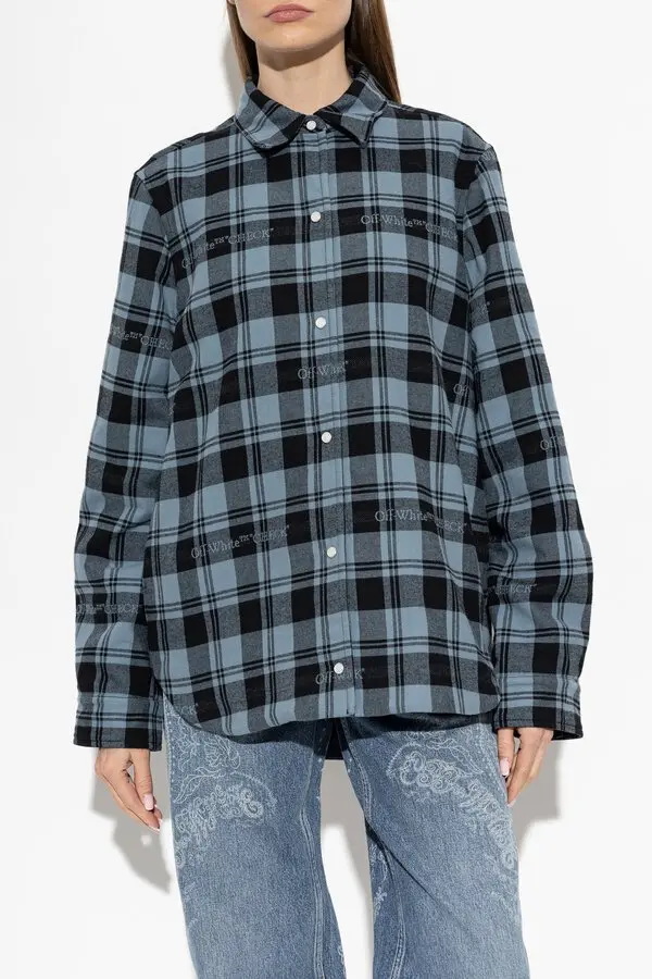 Off-White Plaid Shirt