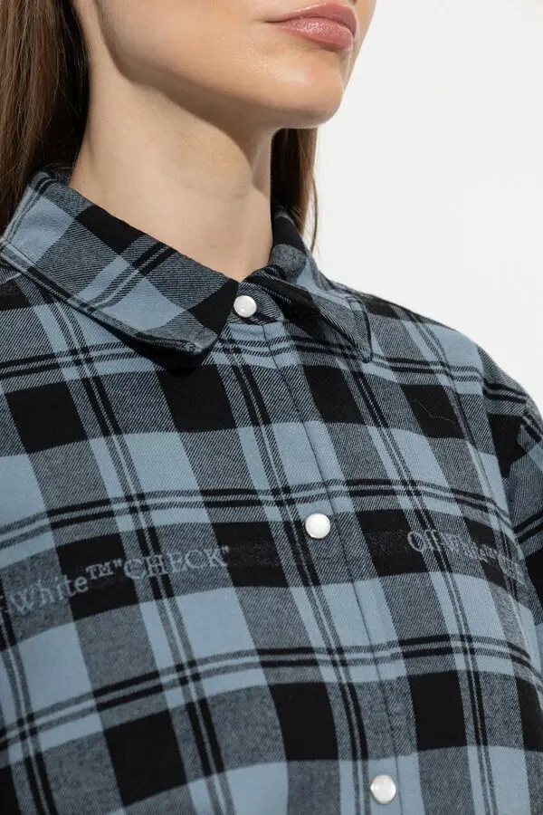 Off-White Plaid Shirt