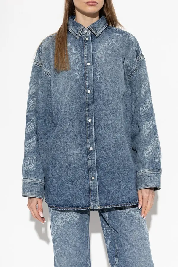 Off-White Oversized Denim Shirt