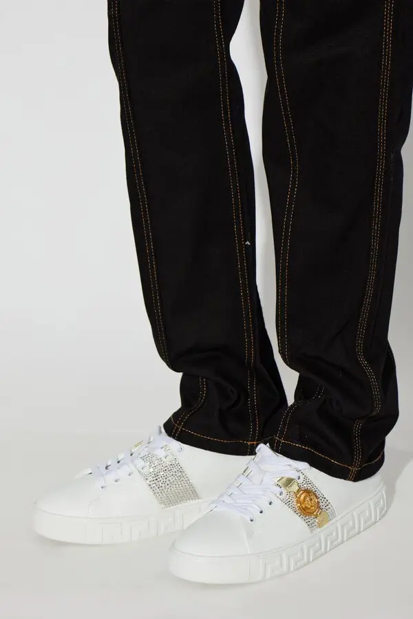 Versace Sports Shoes With Appliqués