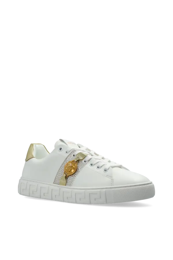 Versace Sports Shoes With Appliqués