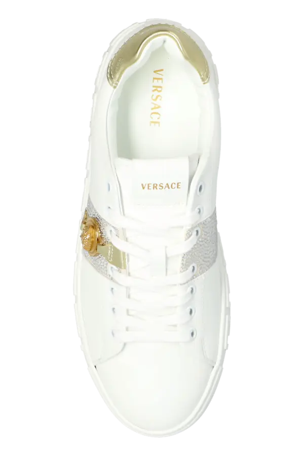 Versace Sports Shoes With Appliqués