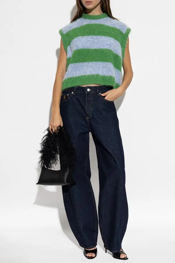 American Vintage Striped Pattern Vest