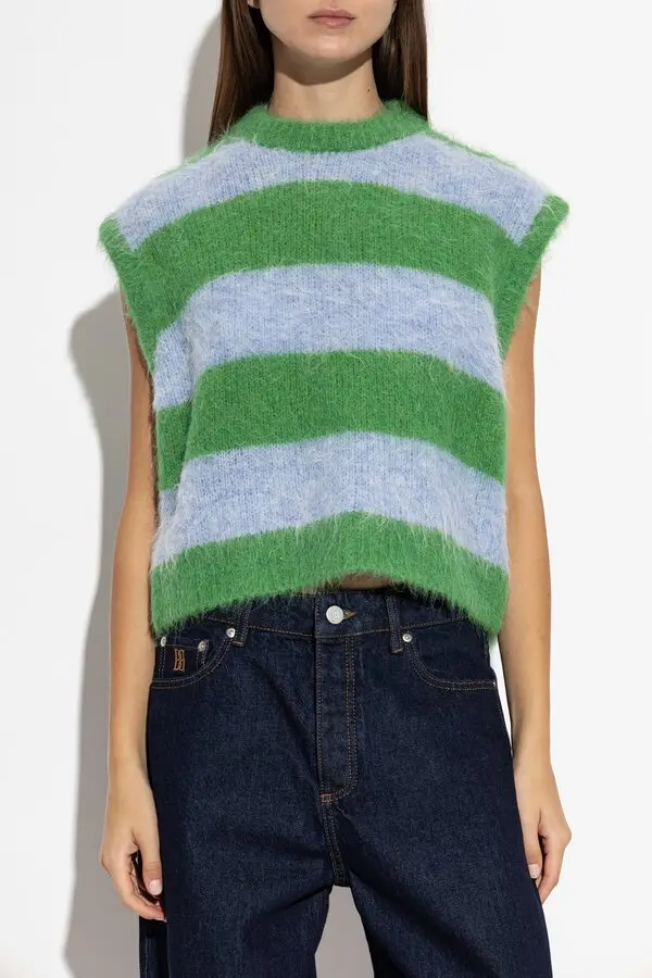 American Vintage Striped Pattern Vest