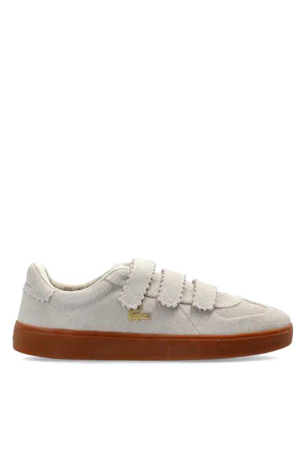 Lacoste Suede Low Top Sneakers - Cream
