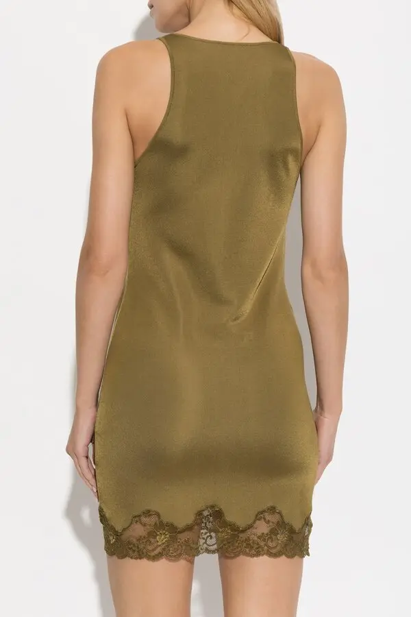 Balmain Dress With Lace Trim