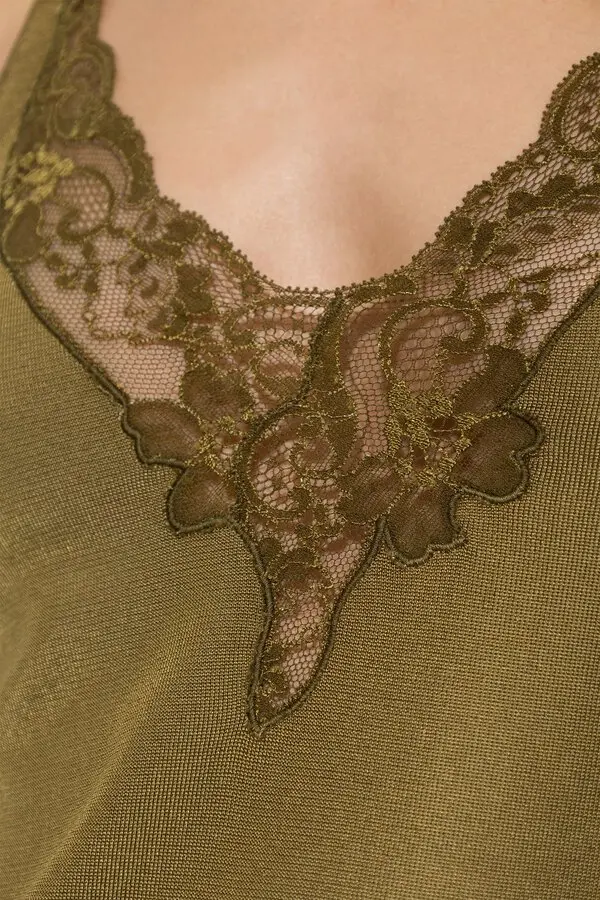 Balmain Dress With Lace Trim