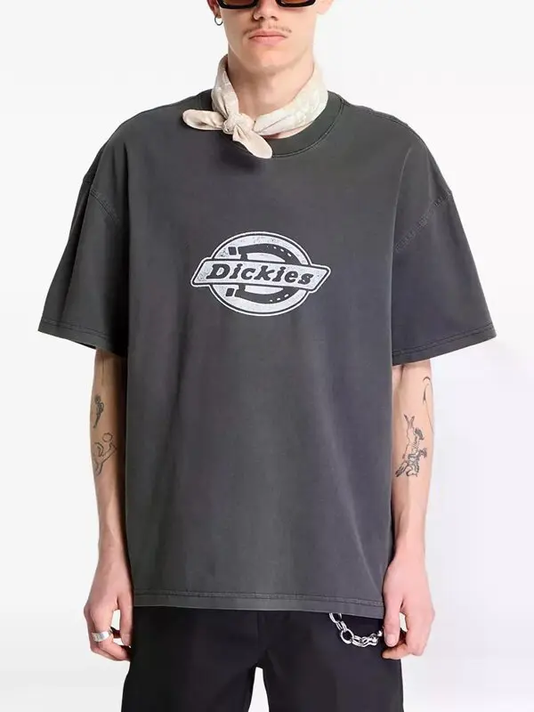 Dickies Plainville Logo-print T-shirt - Grey