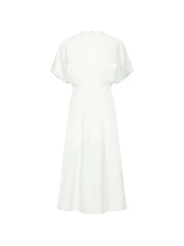 Victoria Beckham Eleanor Midi Dress - White