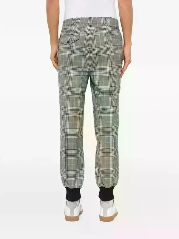 Alexander McQueen Prince Of Wales Check Track Pants