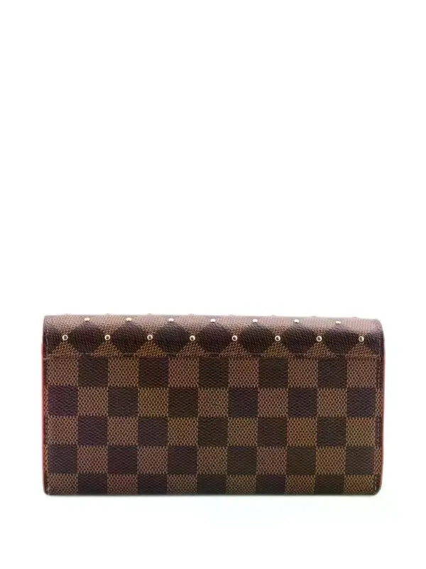 LOUIS VUITTON Sarah Wallet Nm Studded Damier Small Wallets