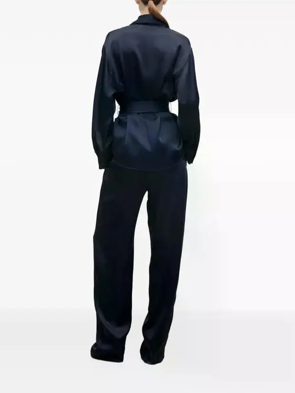 Victoria Beckham Alba Belted Blouse
