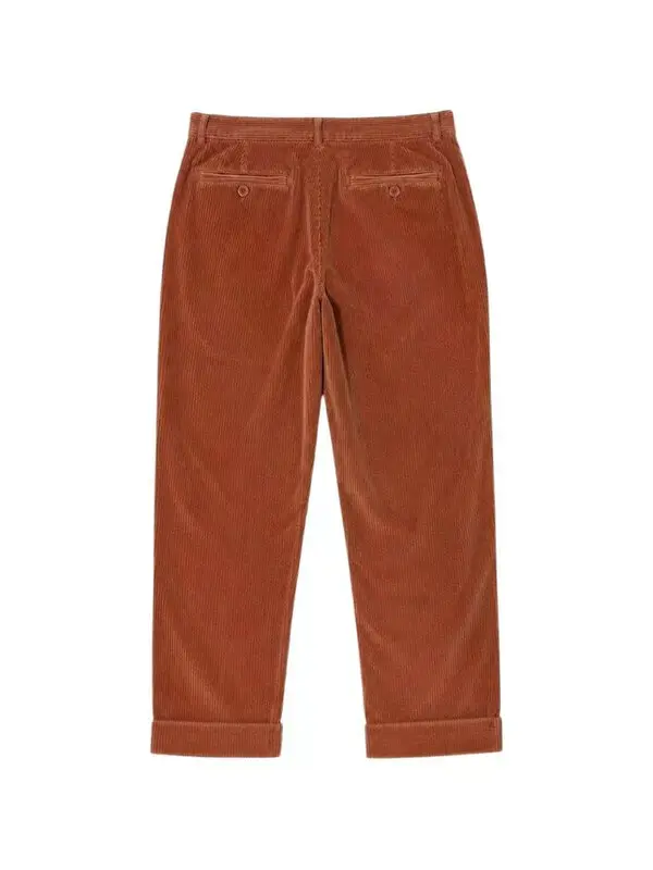 DEAN EDMONDS Corduroy Turn-up Trousers