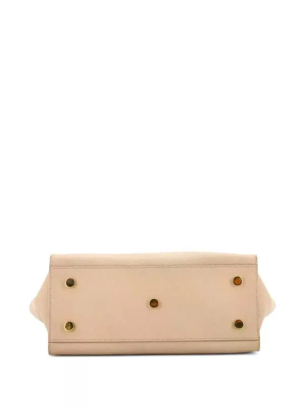 Saint Laurent Monogram Satchel - Neutrals
