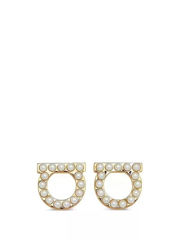 FERRAGAMO Gancini Pearls Earrings
