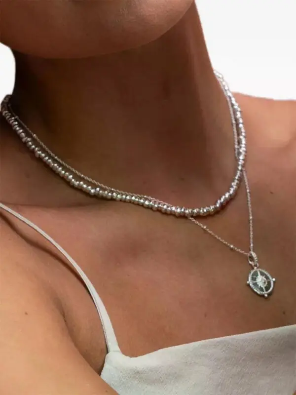 DOWER & HALL Small True North Talisman Necklace