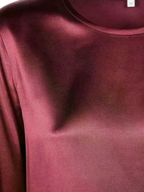 Antonelli Firenze Satin-finish Long-sleeve Top