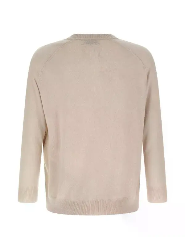 BALLANTYNE Diamond-inlay V-neck Sweater