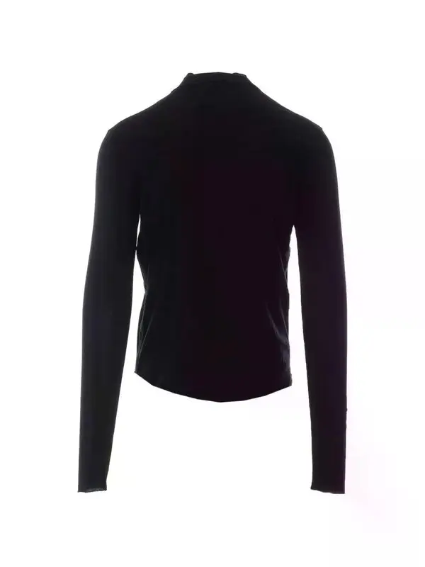 ANN DEMEULEMEESTER Lenart" Lace-up Detail High Neck Sweater